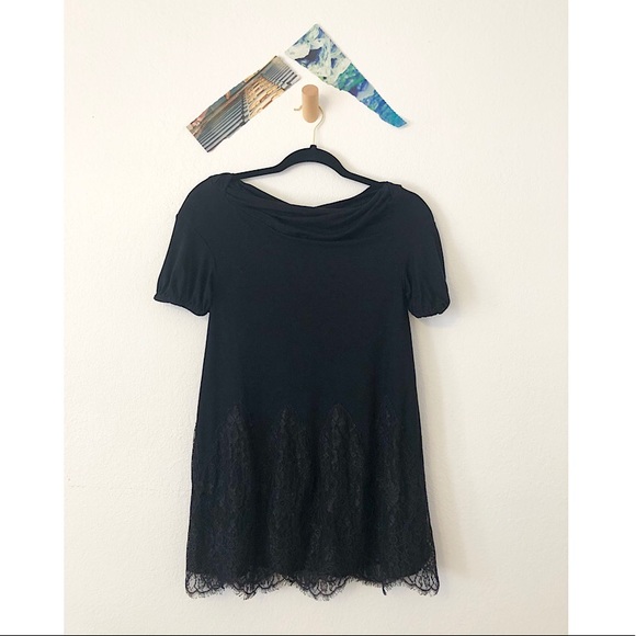 Jack & Rae | Dresses | Jak Rae Black Minidress With Lace | Poshmark